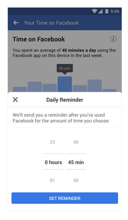 Spend less time on Facebook in 5 Steps - How to get usage alerts